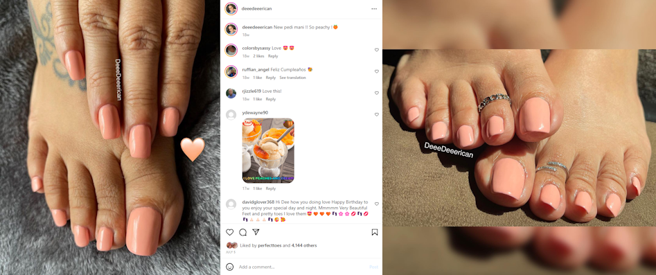Deedeerican Pretty Feet and Toes
